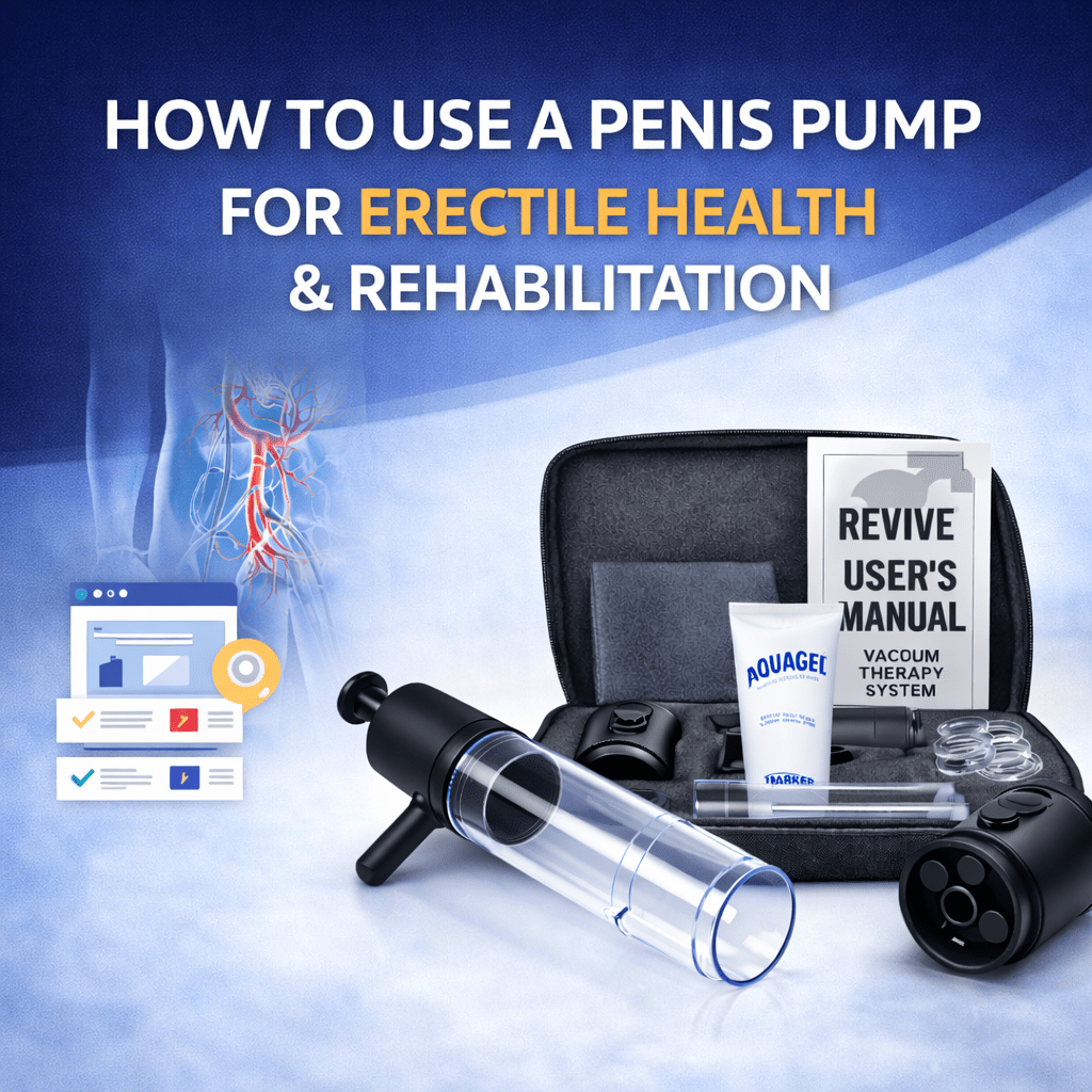 How to Use a Penis Pump for ED Therapy & Penile Rehabilitation