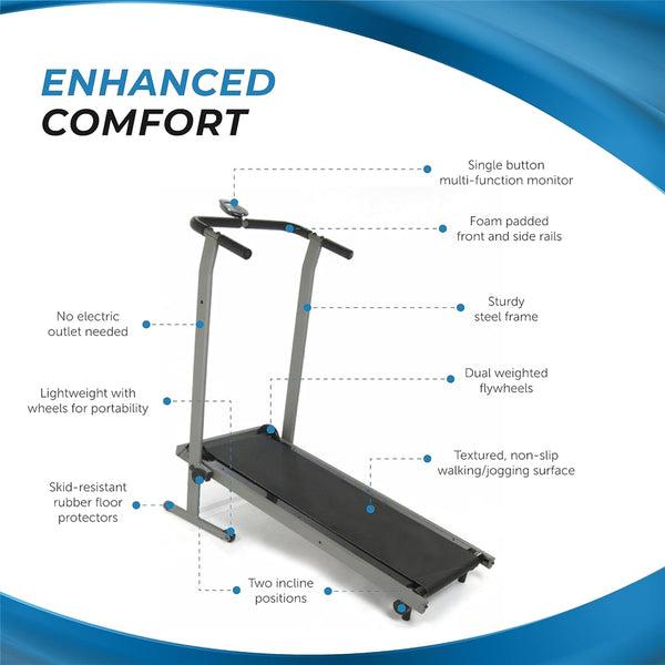 Stamina InMotion T900 Manual Treadmill | Fitness Equipment